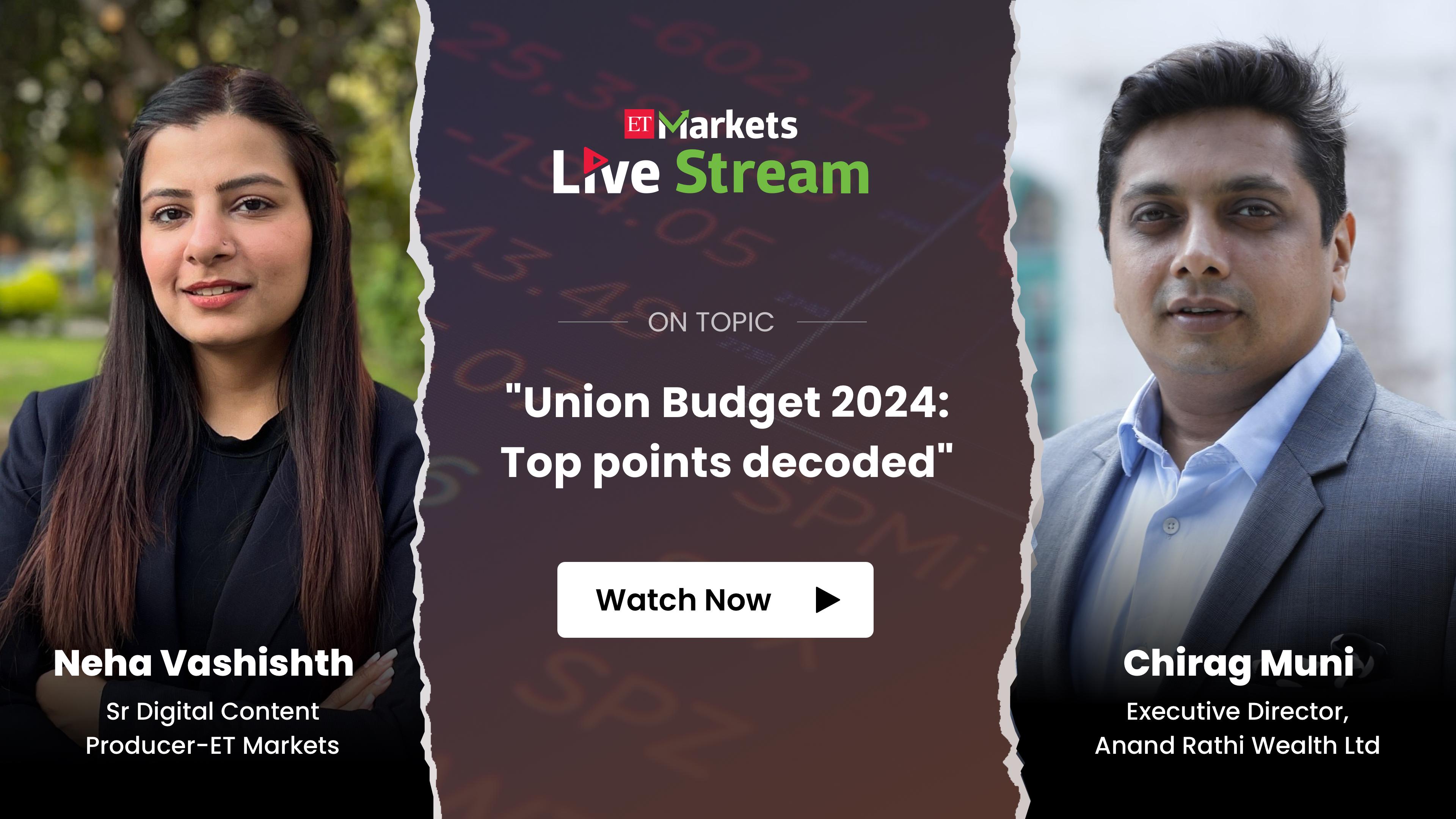 ETMarket LIVE Stream Video: Watch ET Markets Exclusive LIVE Stream ...